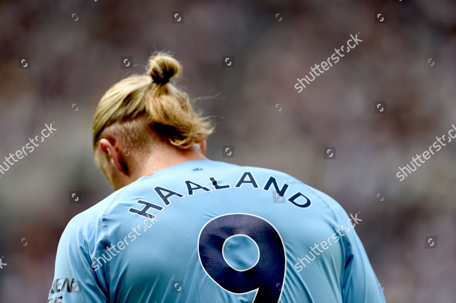Erling Haaland Manchester City Reacts During Editorial Stock Photo ...