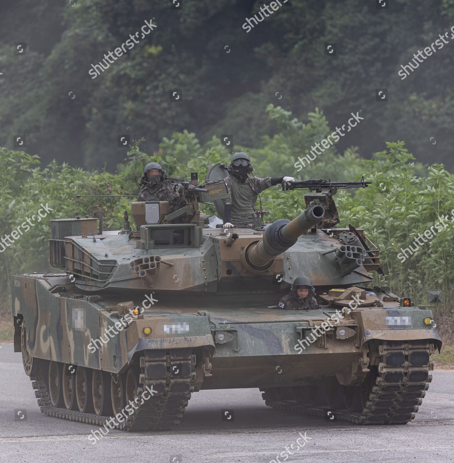 South Korea K1a2 Tank Rolls Army Editorial Stock Photo - Stock Image | Shutterstock