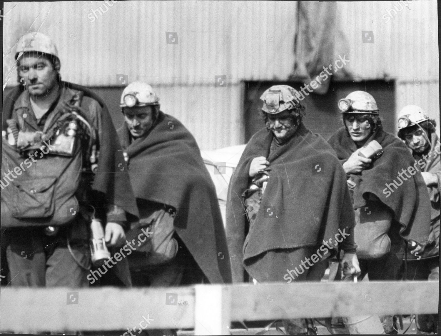 Lofthouse Colliery Disaster 1973 Miners Walk Editorial Stock Photo ...