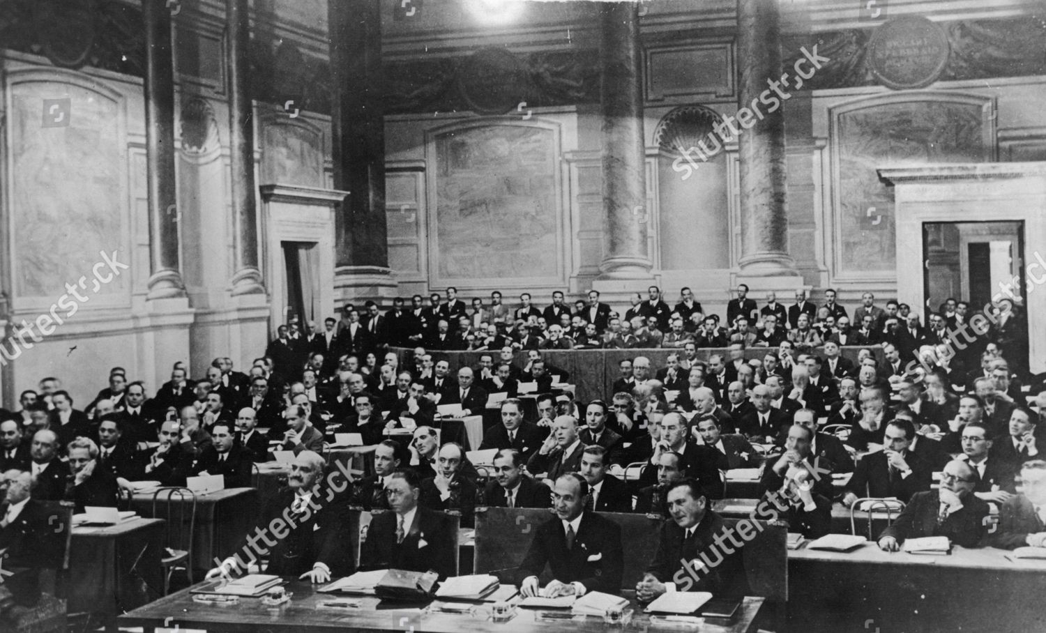 Grand Council Fascism Palazzo Venetia Rome Editorial Stock Photo ...