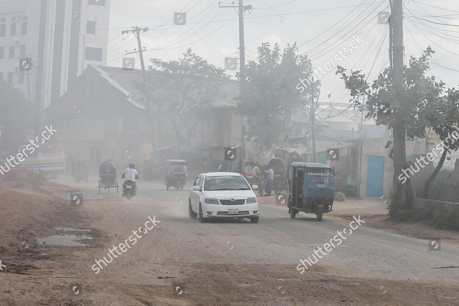 Air Polluted Area Smoke Rises Rerolling Editorial Stock Photo - Stock ...