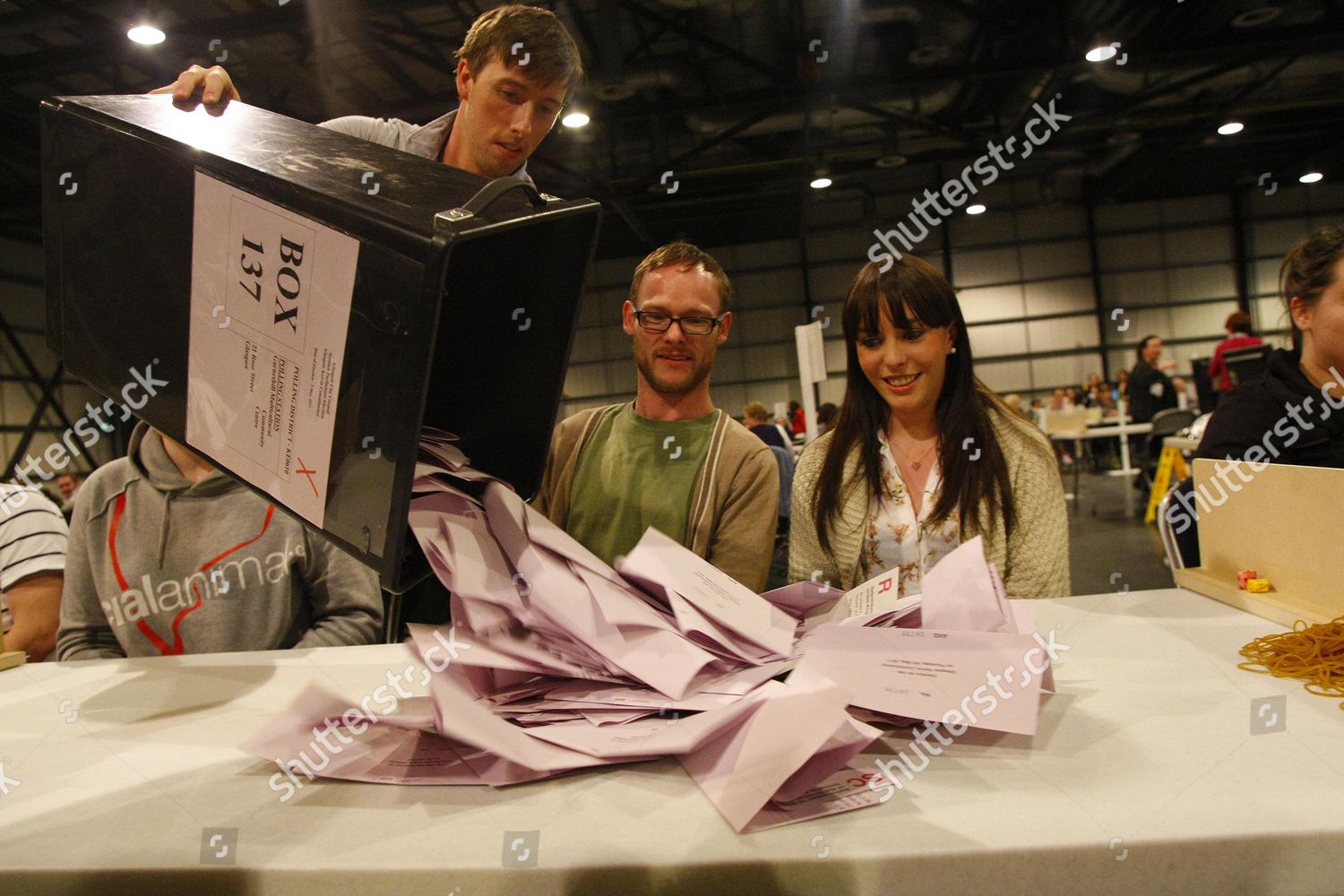 First Ballot Box Opened Be Counted Editorial Stock Photo - Stock Image ...