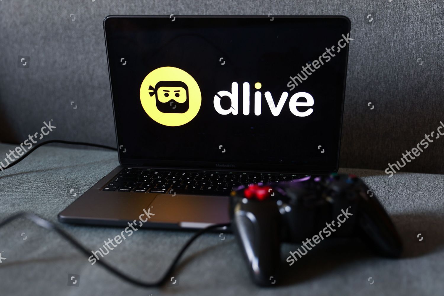 Dlive Logo Displayed On Laptop Screen Editorial Stock Photo - Stock ...