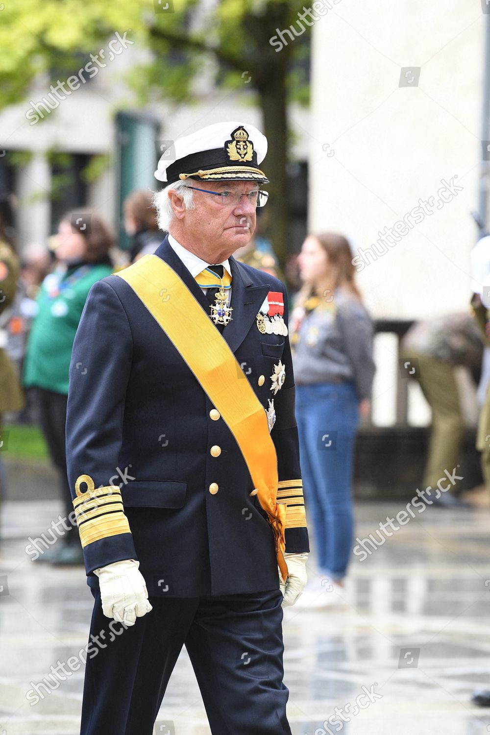 King Carl Gustaf Sweden Funeral Grand Editorial Stock Photo - Stock ...