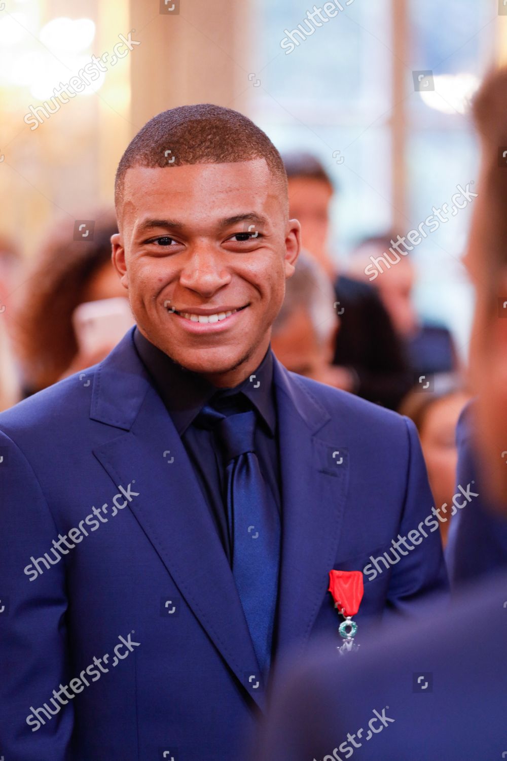 Frances Forward Kylian Mbappe During Ceremony Editorial Stock Photo ...