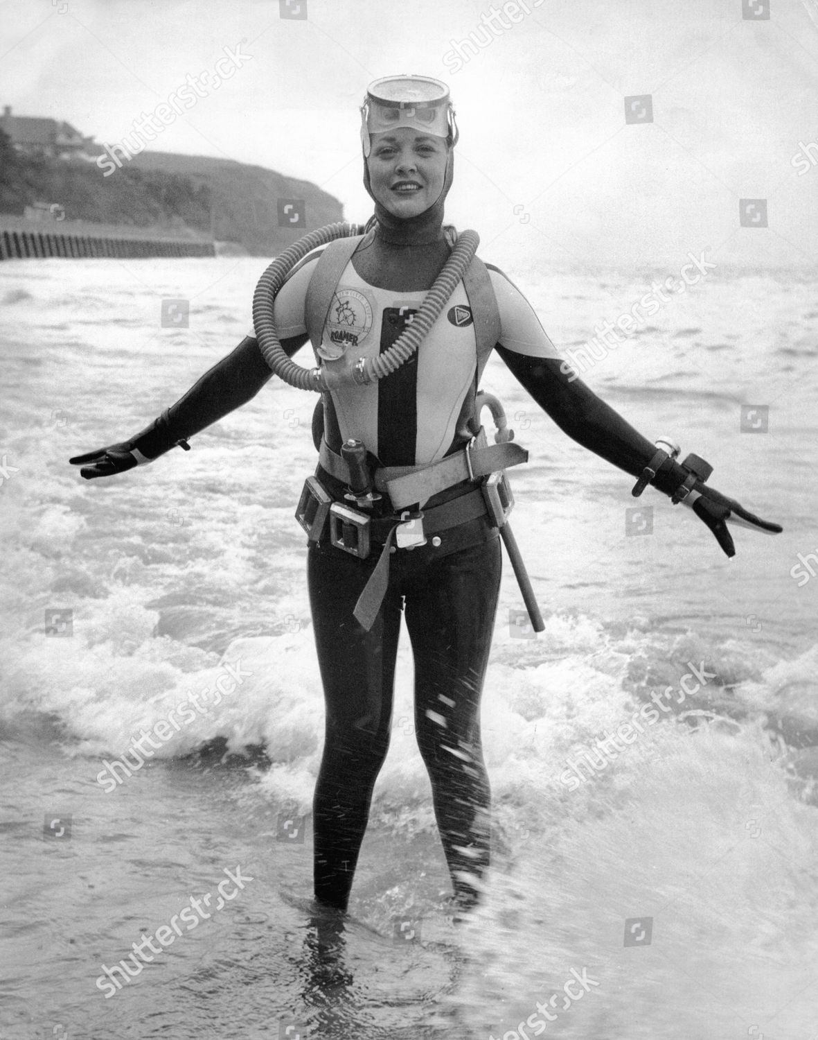 Swimmer Jane Baldasare 1960 Wearing Scuba Editorial Stock Photo - Stock Image | Shutterstock