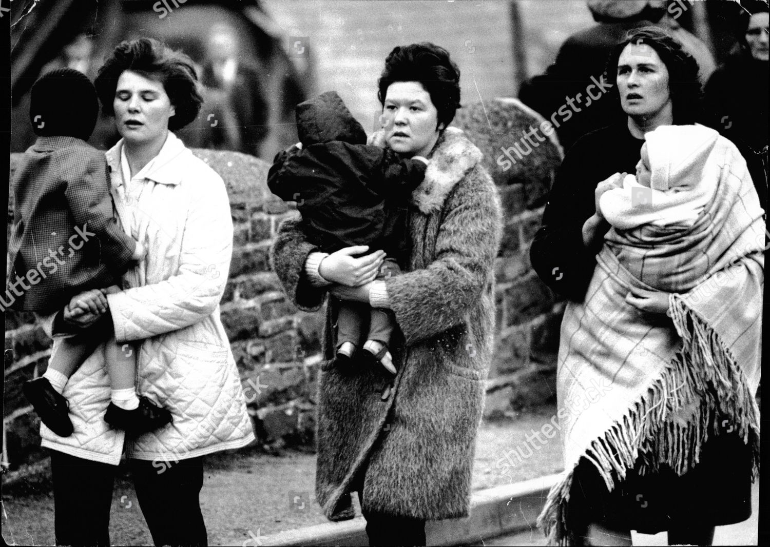 Mothers Aberfan Aberfan Disaster Catastrophic Collapse Editorial Stock ...