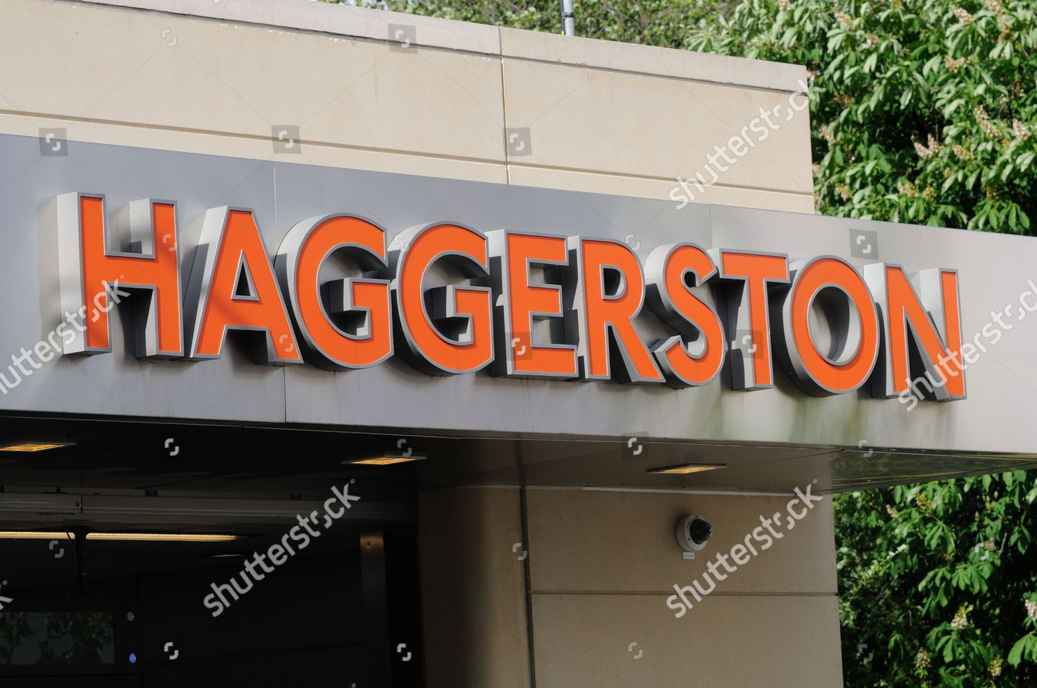 Sign Over Entrance Haggerston Station On Editorial Stock Photo - Stock ...