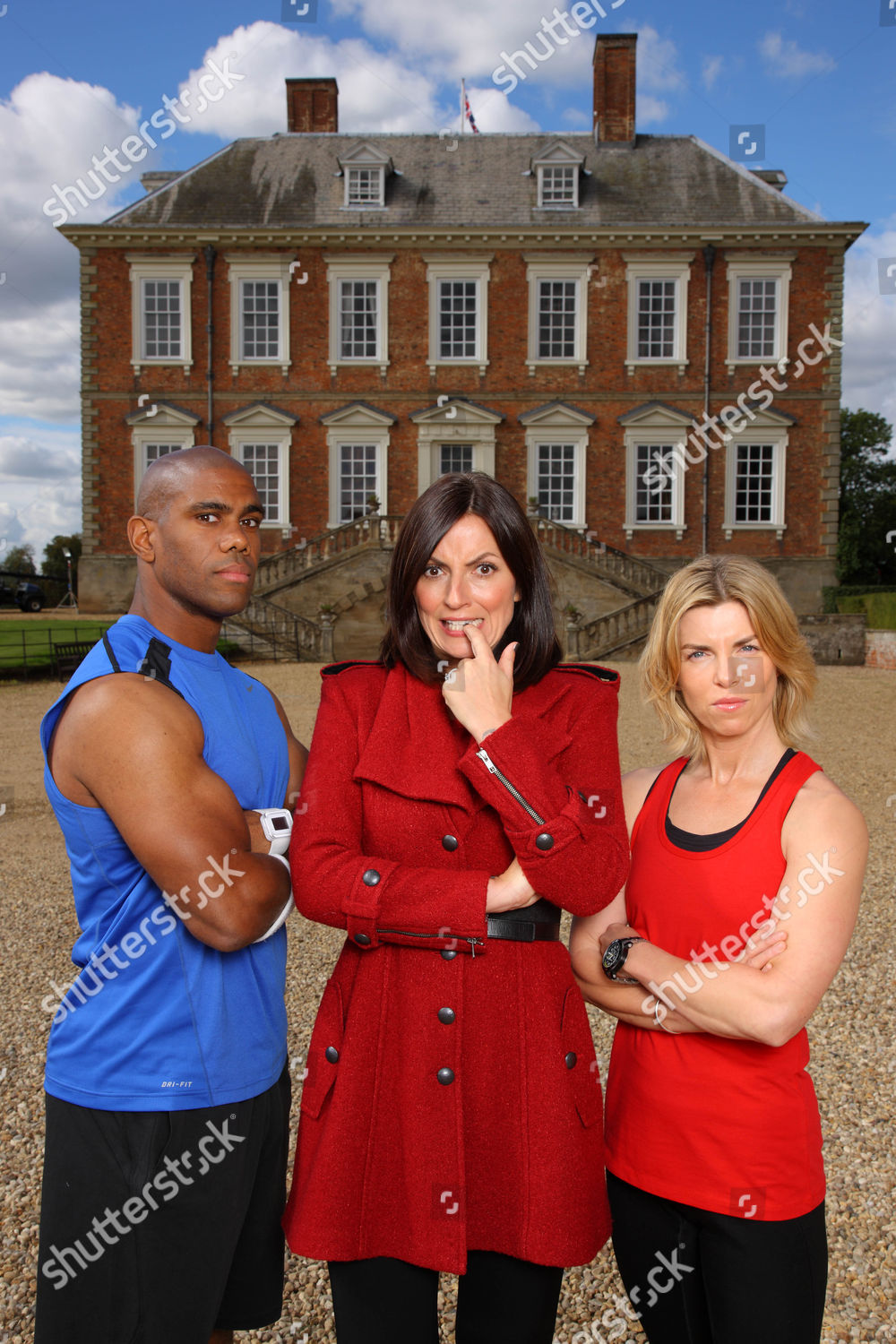 TRAINERS RICHARD CALLENDER ANGIE DOWDS PRESENTER Editorial Stock Photo ...