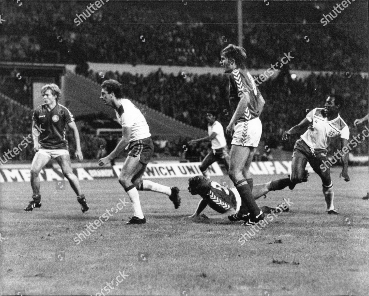 Football International European Nations 1983 England Editorial Stock ...