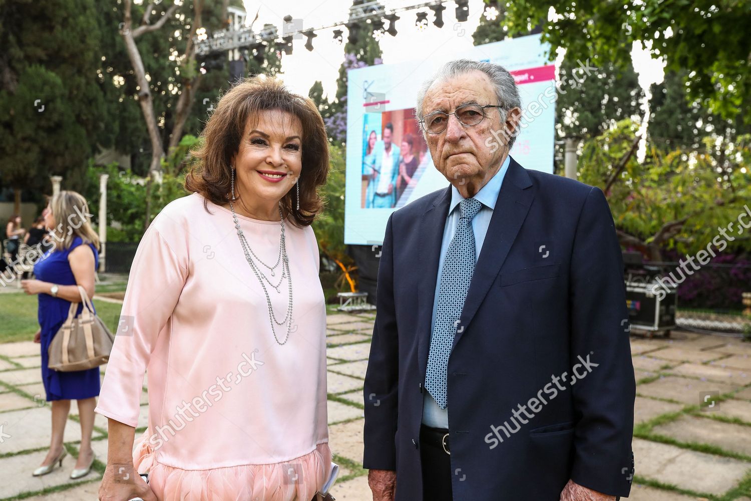 Baria Ramzi Alamuddin Parents Amal Clooney Editorial Stock Photo ...