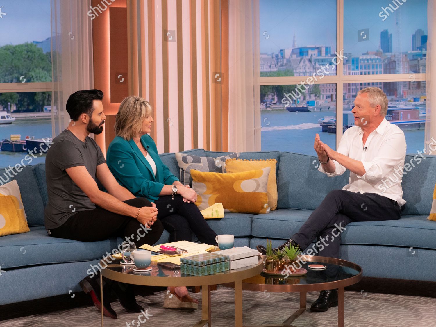 Rylan Clark Ruth Langsford Martin Clunes Editorial Stock Photo - Stock ...