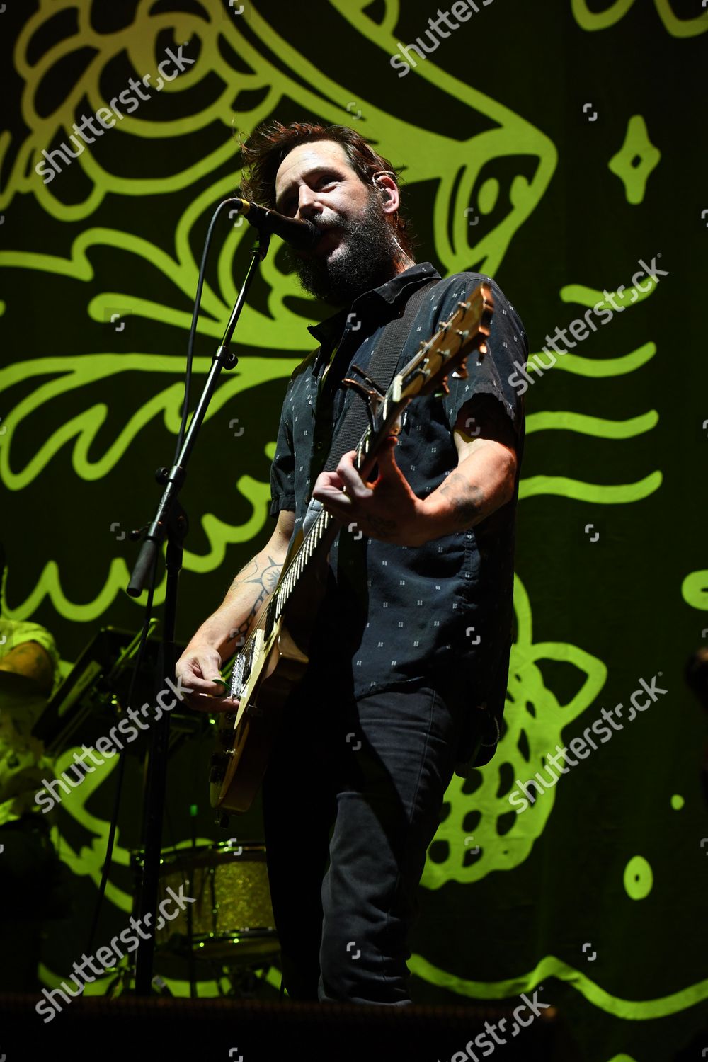 Ben Bridwell Band Horses Performs During Editorial Stock Photo - Stock ...