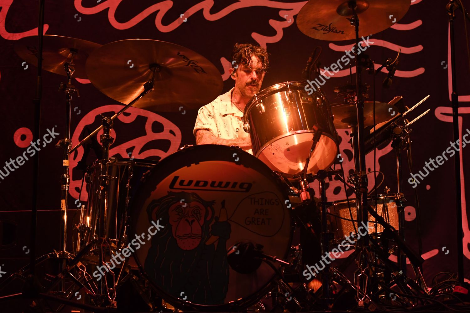 Creighton Barrett Band Horses Performs During Editorial Stock Photo ...