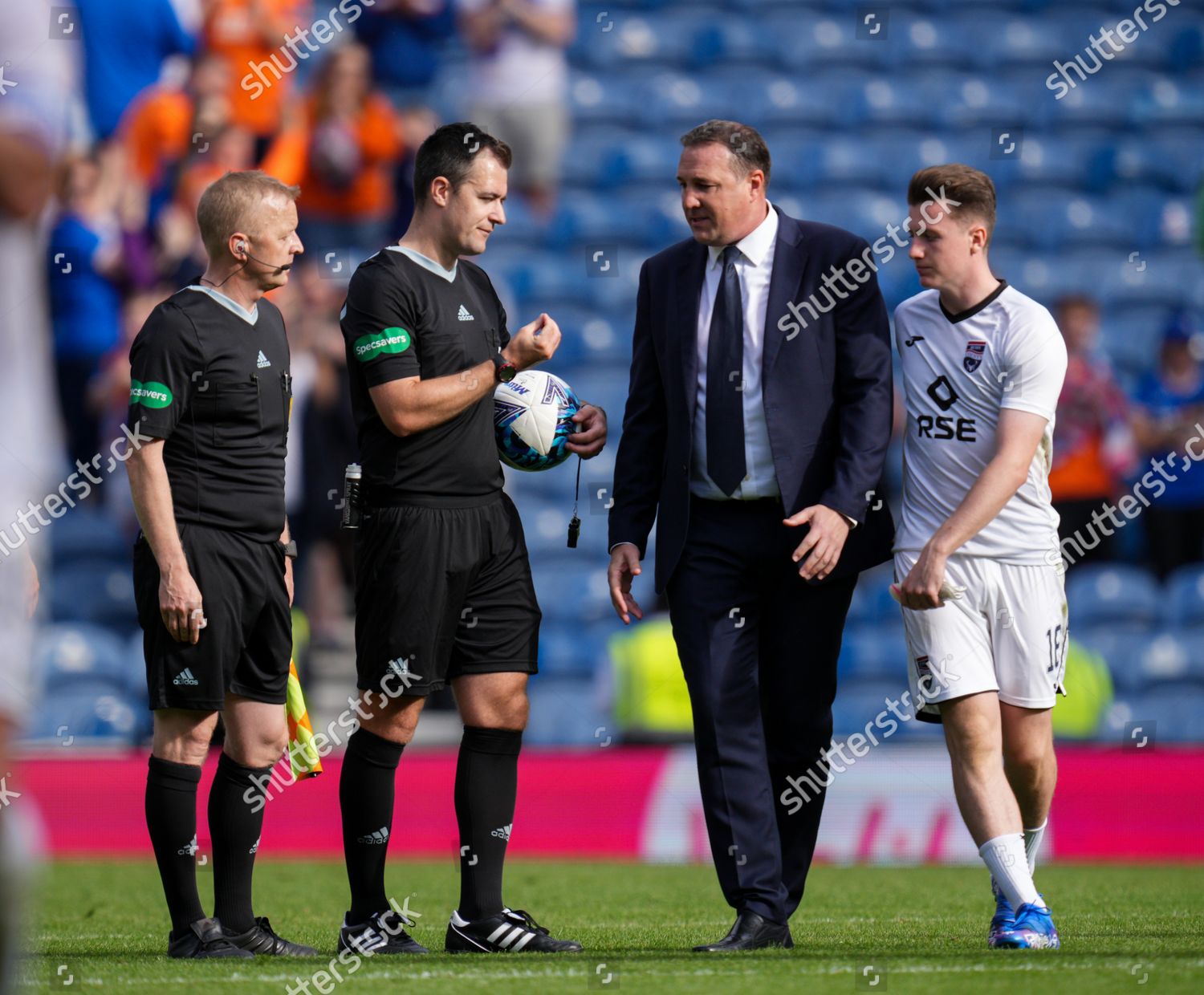 Referee Don Robertson Ross County Manager Editorial Stock Photo - Stock ...