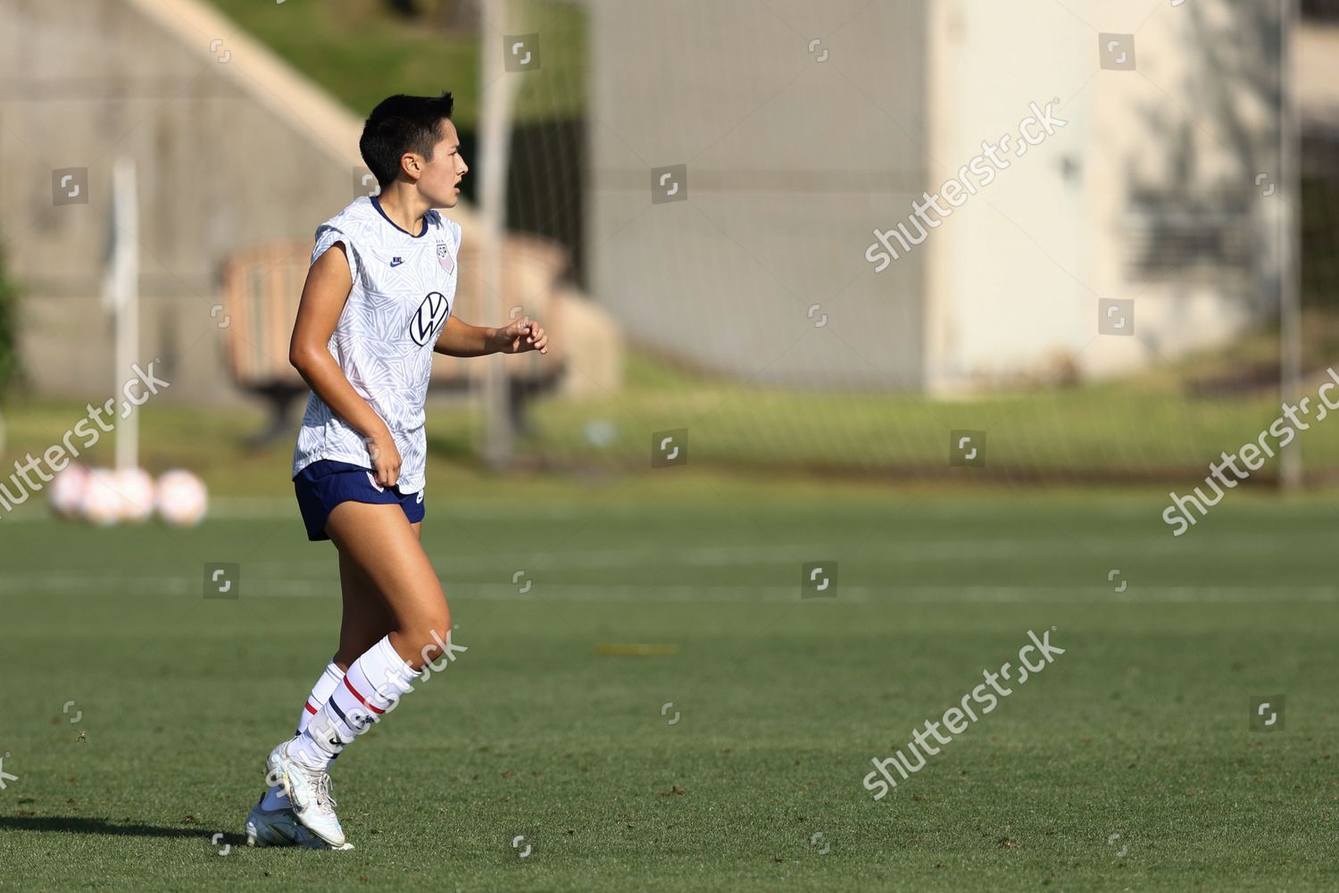 Audrey Lam Us Soccer U17 Warms Editorial Stock Photo - Stock Image ...
