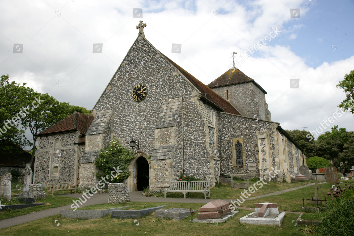 St Marys Church Rottingdean Brighton England Editorial Stock Photo ...
