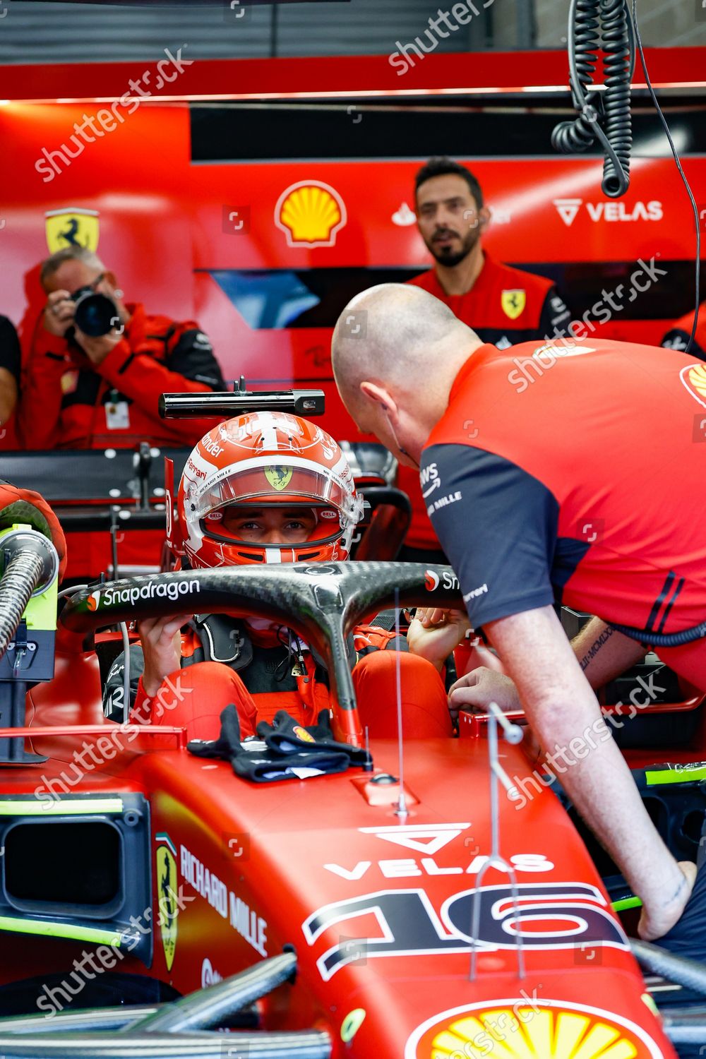 Leclerc Charles Mco Scuderia Ferrari F175 Editorial Stock Photo - Stock ...