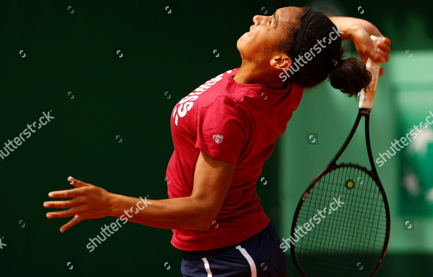 Heather Watson Practice On Her Day Editorial Stock Photo - Stock Image ...