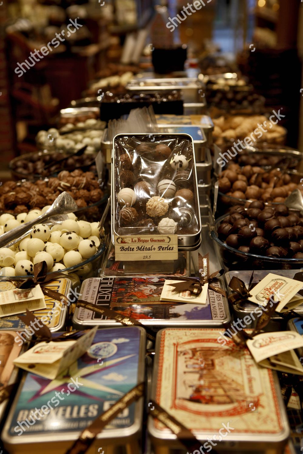 Belgian Chocolates Brussels Belgium Editorial Stock Photo - Stock Image ...