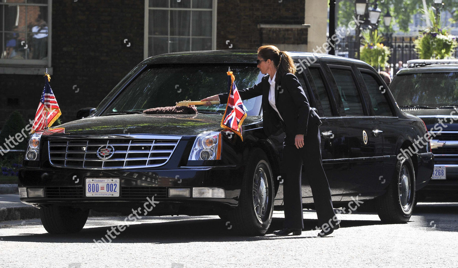Us President Barack Obamas Presidential Limousine Editorial Stock Photo ...