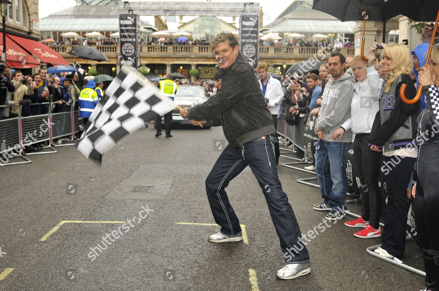 David Hasselhoff Starting Rally Editorial Stock Photo - Stock Image ...