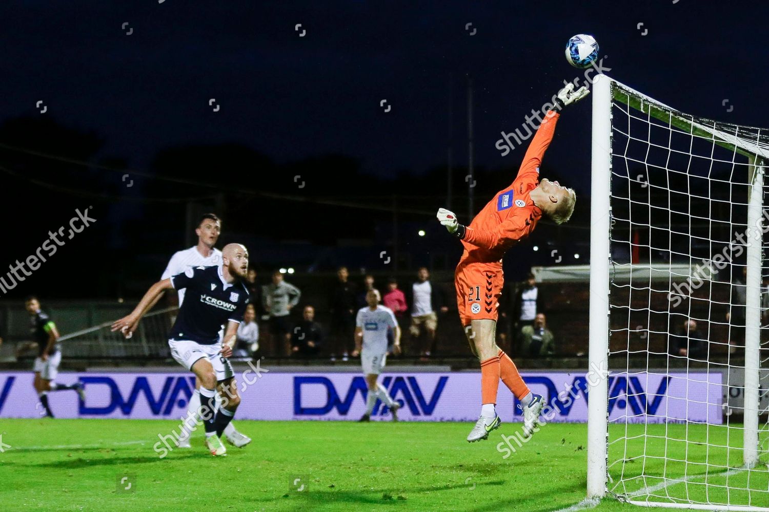 Charlie Albinson Ayr United Makes Diving Editorial Stock Photo - Stock ...