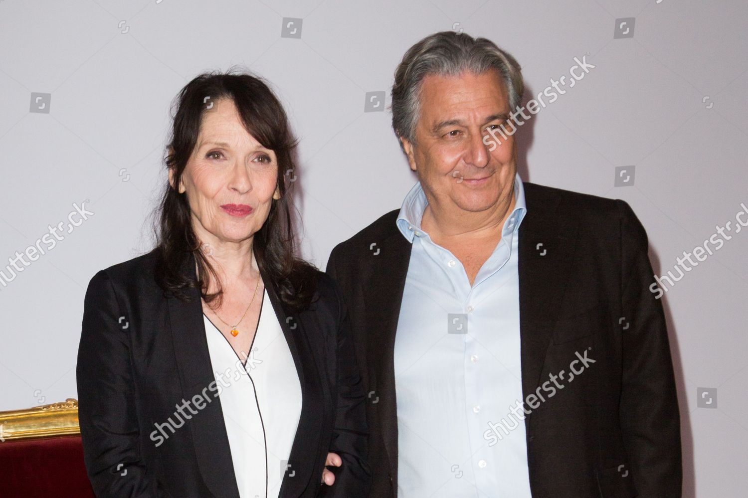Chantal Lauby Christian Clavier Attends Quest Editorial Stock Photo ...