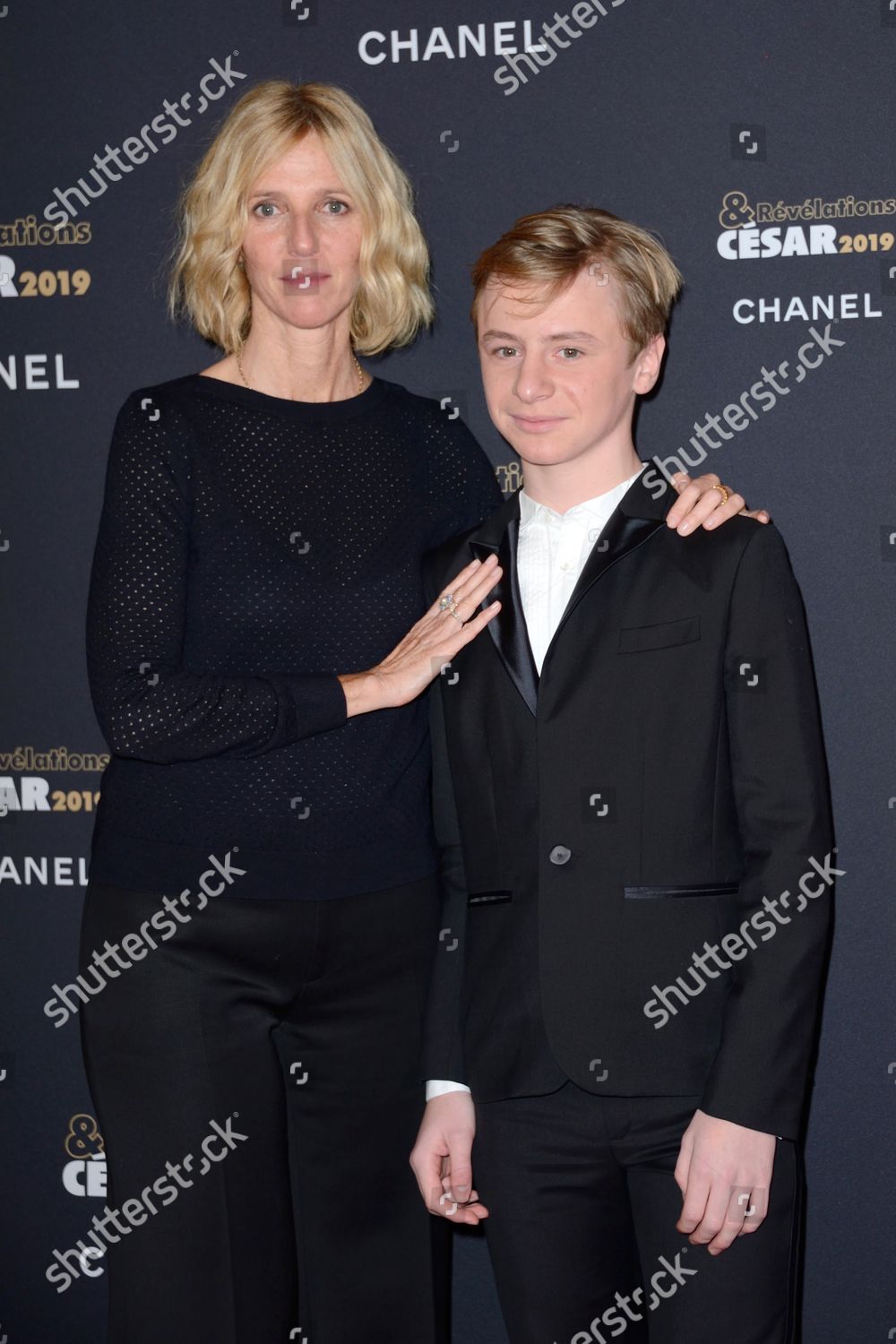 Sandrine Kiberlain Thomas Gioria Attending Cesar Editorial Stock Photo ...