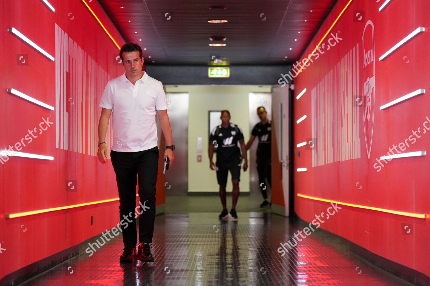 Fulham Manager Marco Silva Arrives Emirates Editorial Stock Photo ...