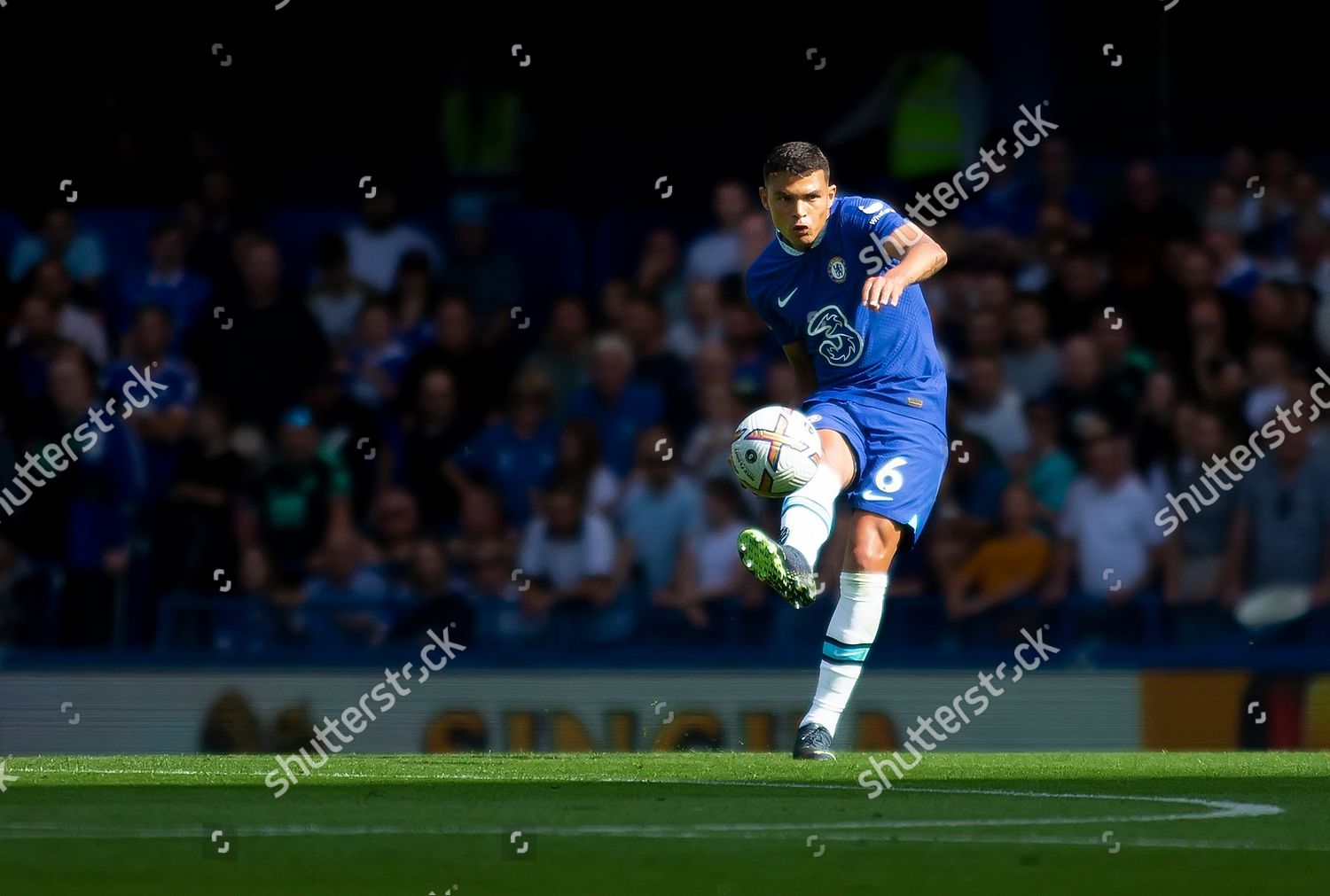 Thiago Silva Chelsea Action Editorial Stock Photo - Stock Image ...