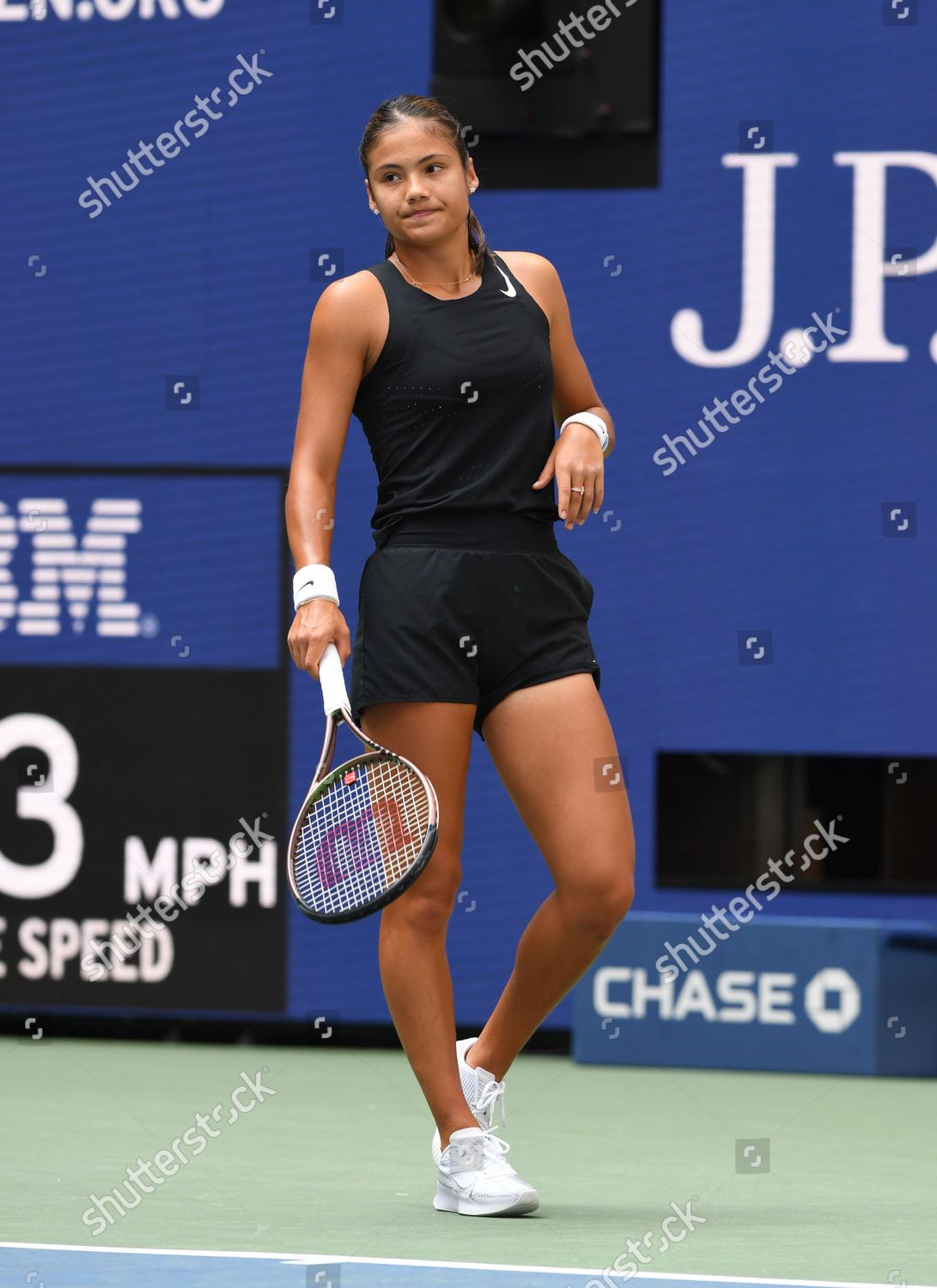 Emma Raducanu Seen On Practice Court Editorial Stock Photo - Stock ...