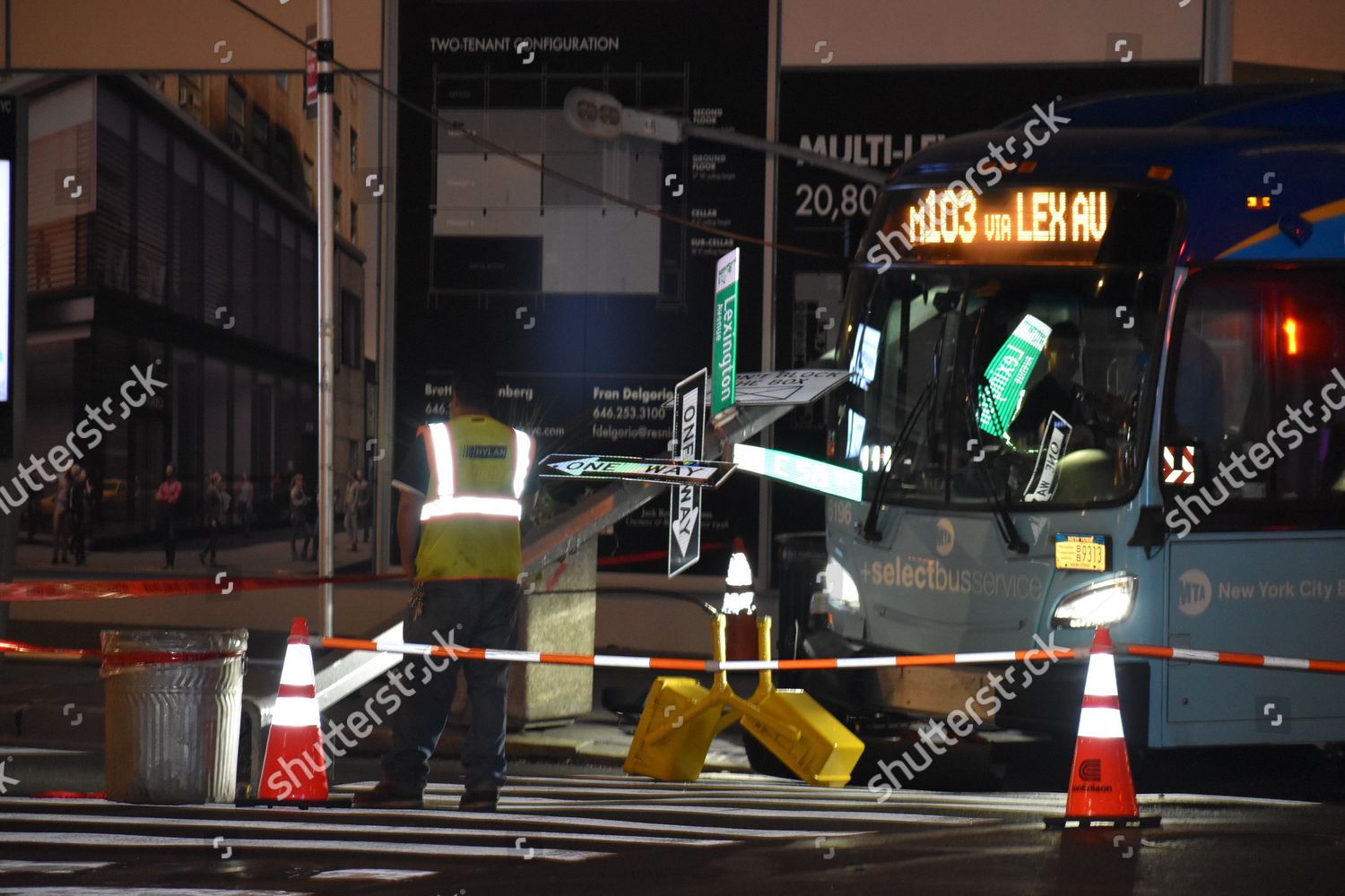 Mta Bus On M101 Route Attempted Editorial Stock Photo - Stock Image ...