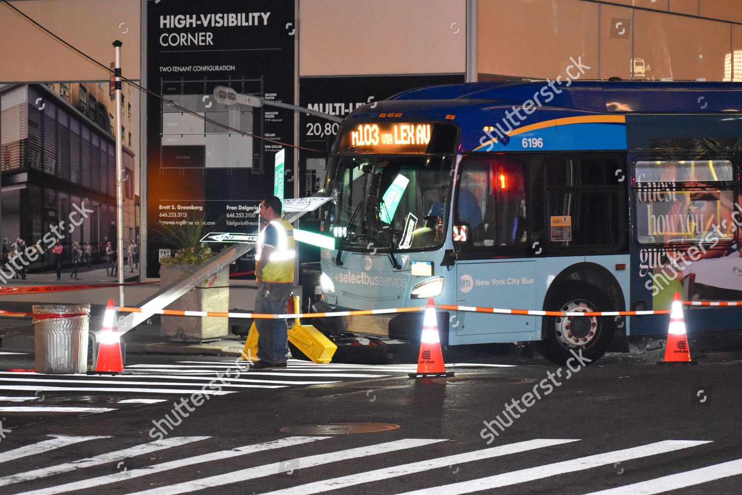 Mta Bus On M101 Route Attempted Editorial Stock Photo - Stock Image ...