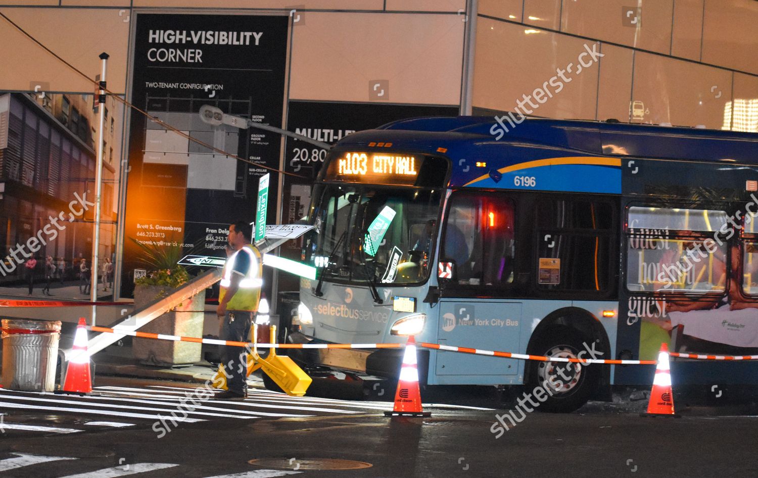 Mta Bus On M101 Route Attempted Editorial Stock Photo - Stock Image ...