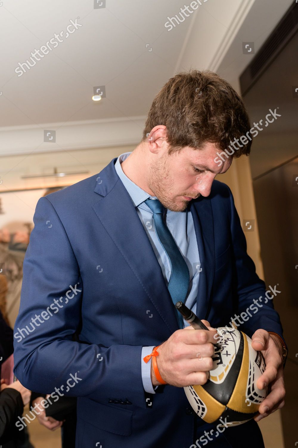 French Rugby Player Alexandre Flanquart Signing Editorial Stock Photo ...