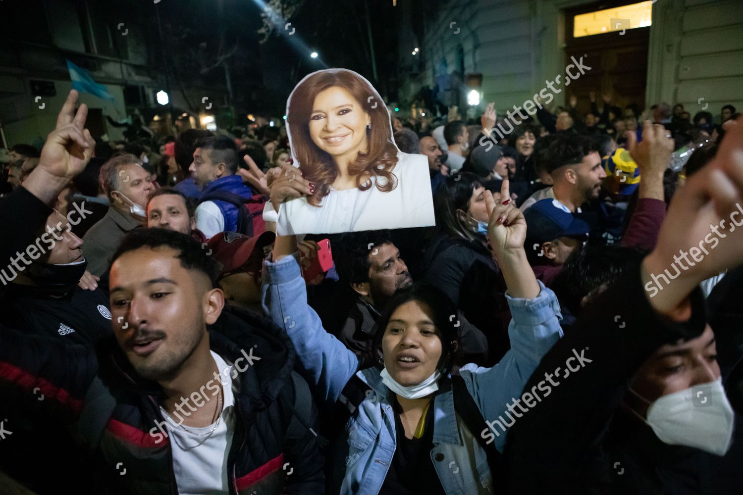Supporter Holds Picture Argentinas Vice President Editorial Stock Photo ... Supporter Holds Picture Argentinas Vice President Editorial Stock Photo ...