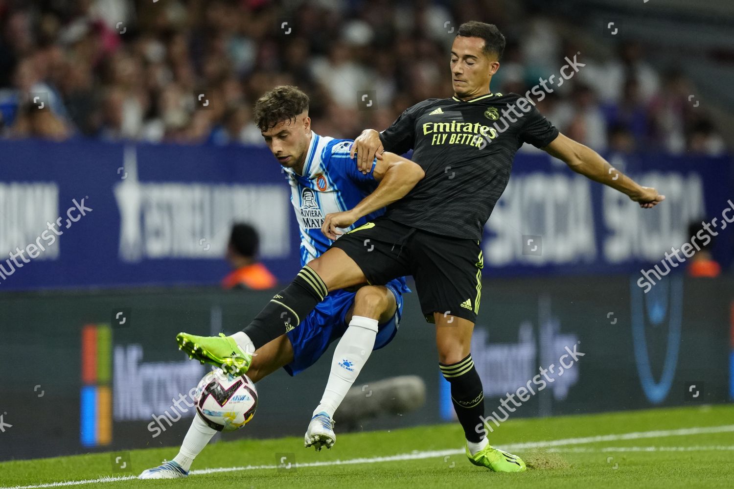 Espanyols Striker Javi Puado L Action Editorial Stock Photo - Stock ...