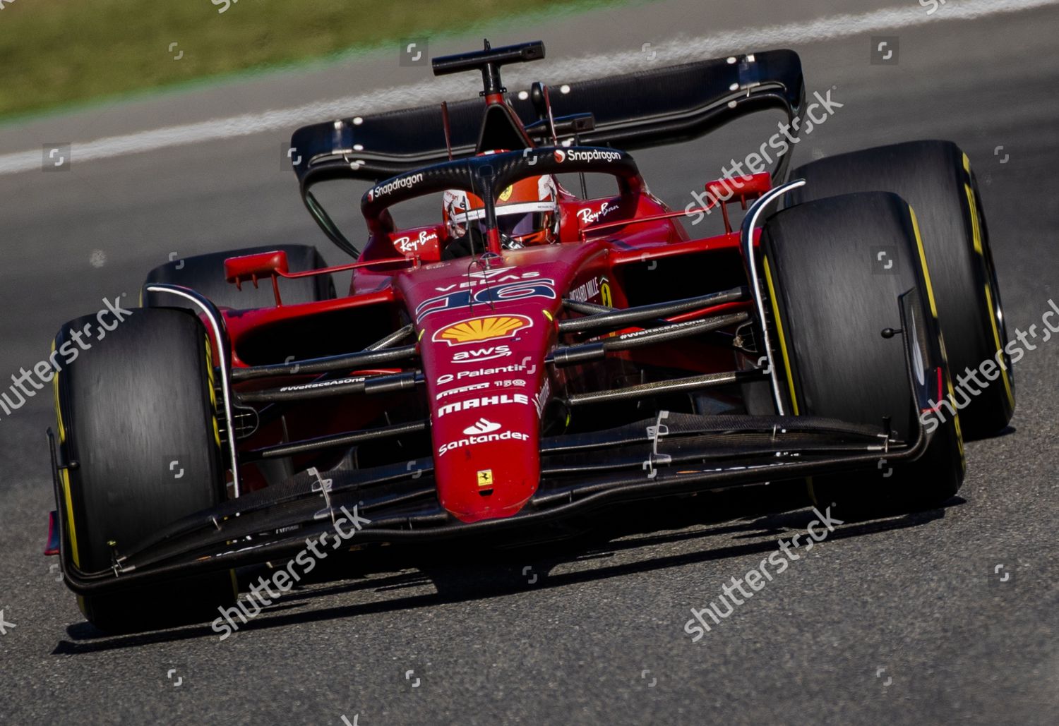 Charles Leclerc 16 Ferrari During F1 Editorial Stock Photo - Stock ...