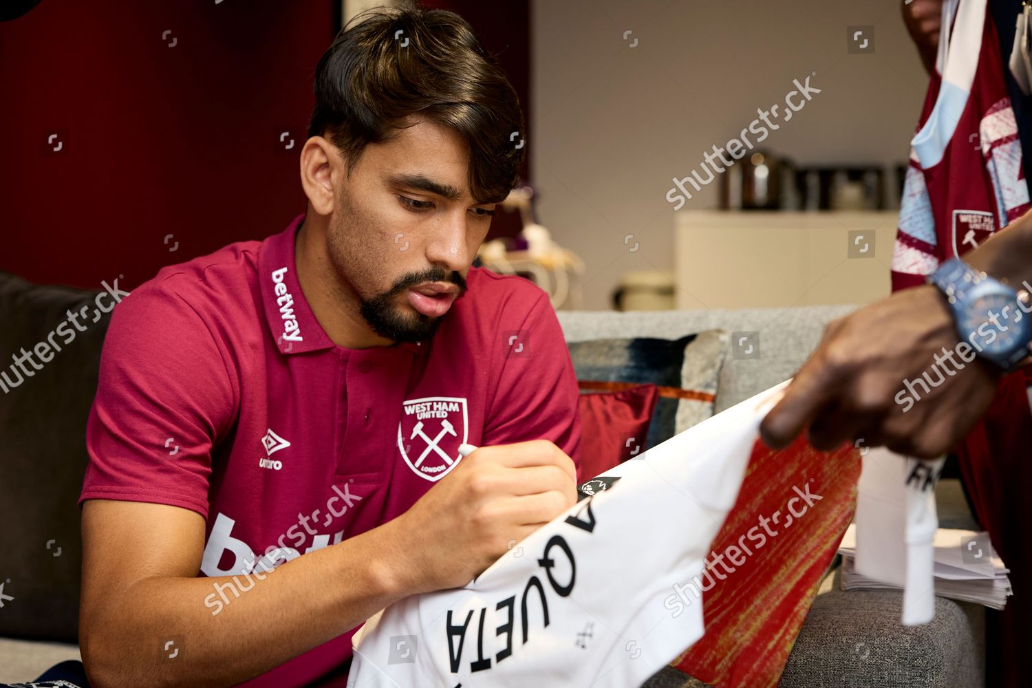 Lucas Paqueta Signs West Ham United Editorial Stock Photo - Stock Image ...