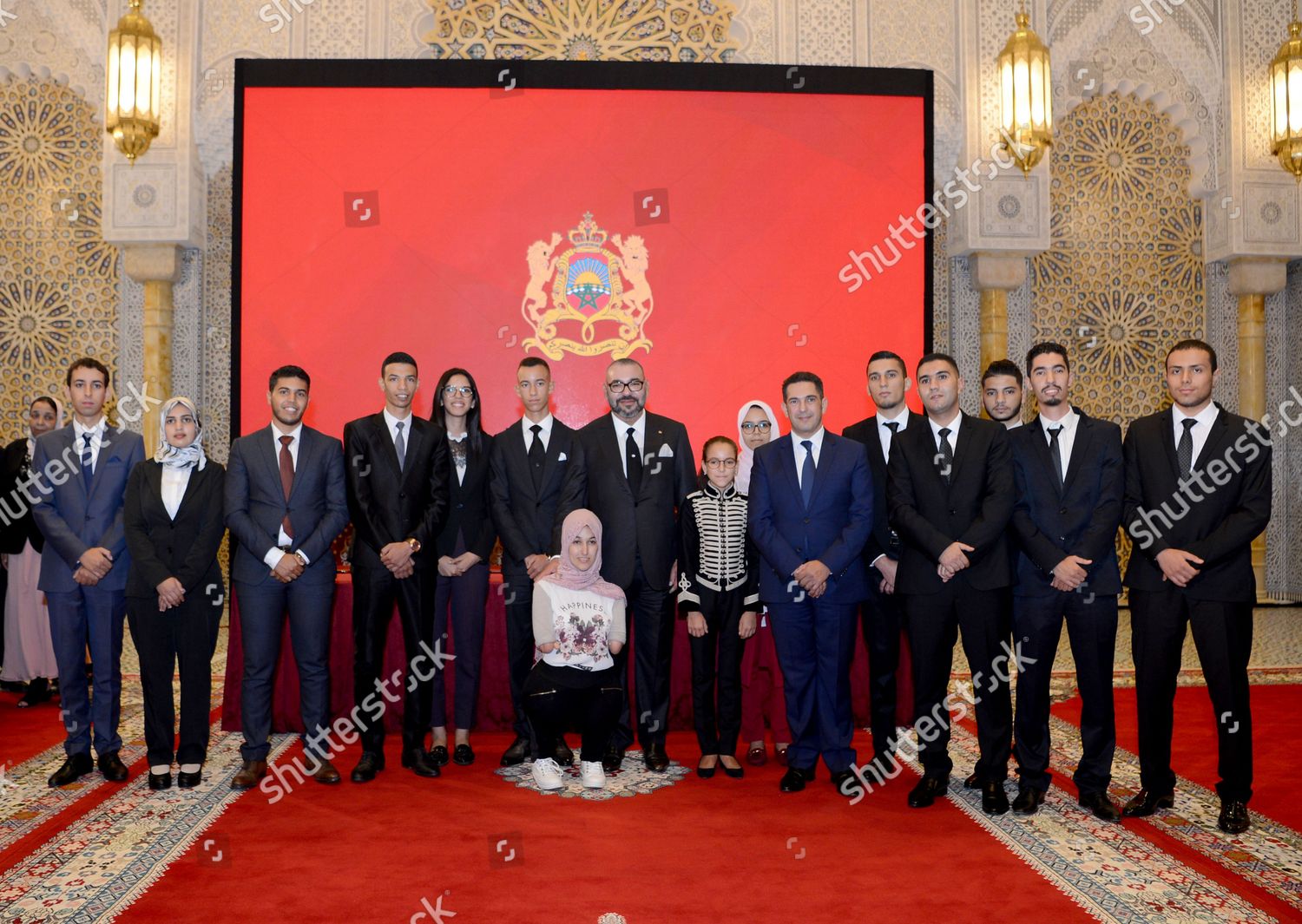 Moroccos King Mohammed Vi Center His Editorial Stock Photo - Stock ...
