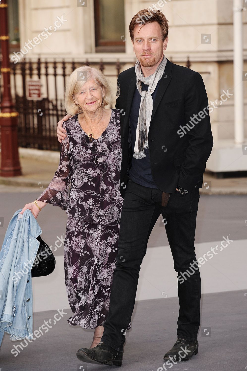 Ewan Mcgregor His Grandmother Phyllis Lawson Editorial Stock Photo ...