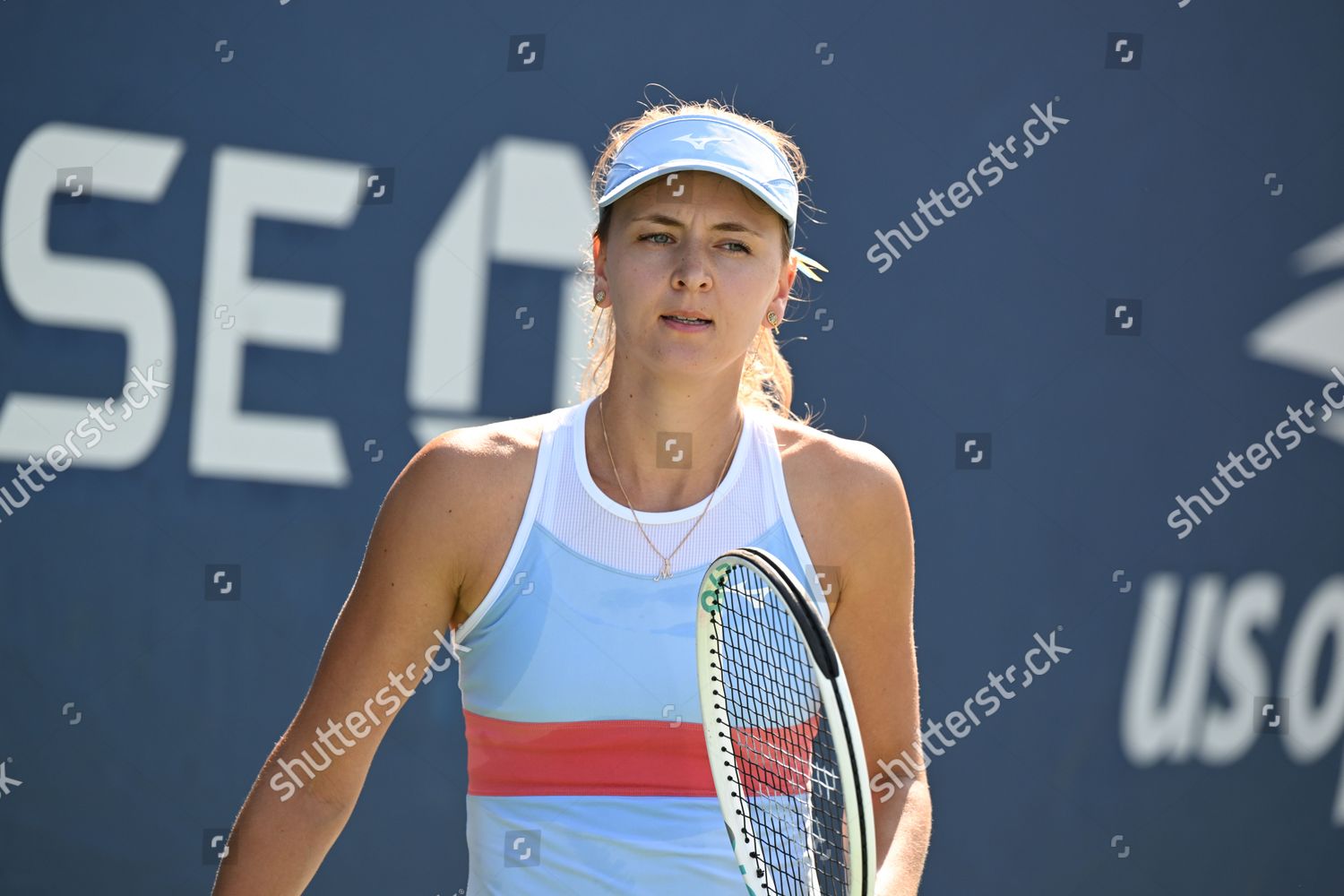 Belgian Maryna Zanevska Pictured Action During Editorial Stock Photo ...