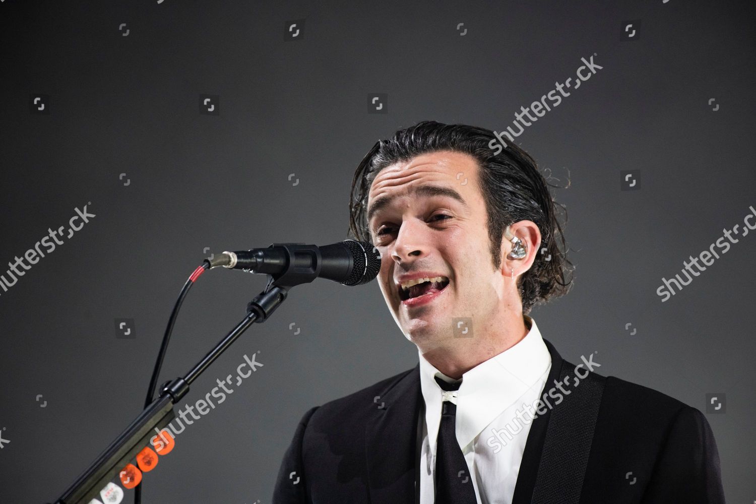 Lead Singer Matthew Matty Healy 1975 Editorial Stock Photo - Stock ...