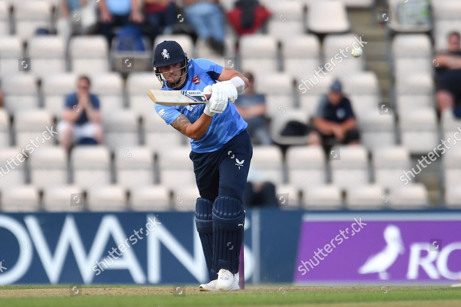 Harry Podmore Kent Batting During Royal Editorial Stock Photo - Stock ...