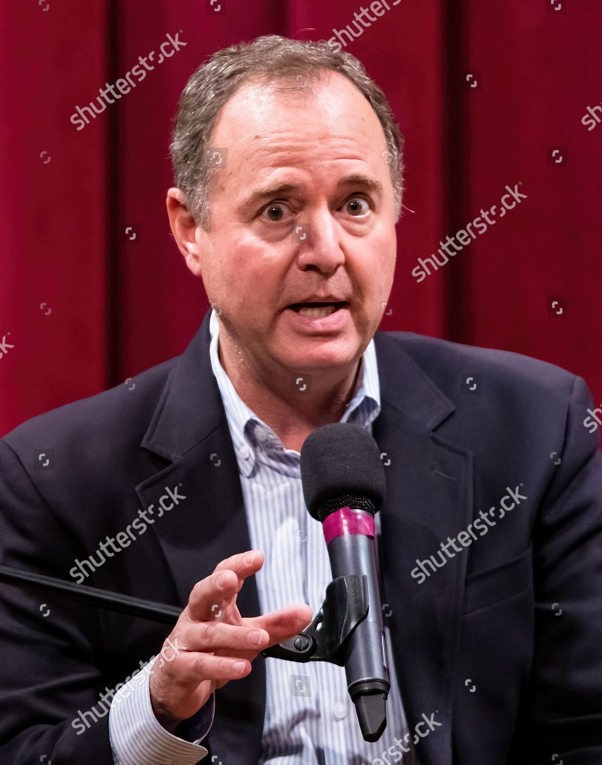 Congressman Adam Schiff Discusses Midnight Washington Editorial Stock ...