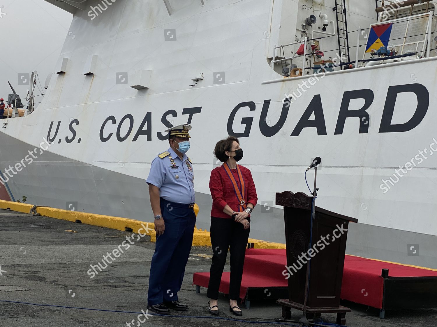 Philippine Coast Guard Pcg Fleet Commander Editorial Stock Photo ...