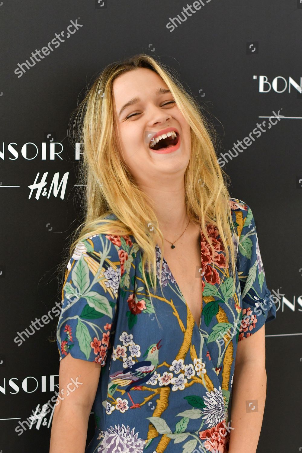 Manon Valentin Attends Hm Flagship Opening Editorial Stock Photo ...
