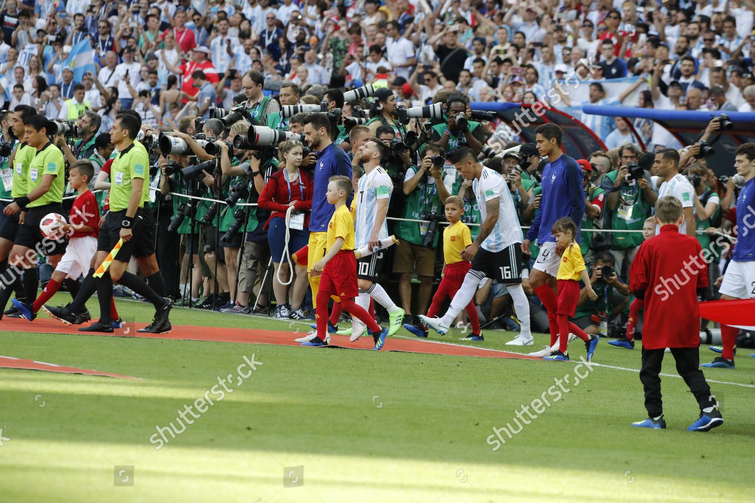 Hugo Lloris Lionel Messi Entering Stadium Editorial Stock Photo - Stock ...