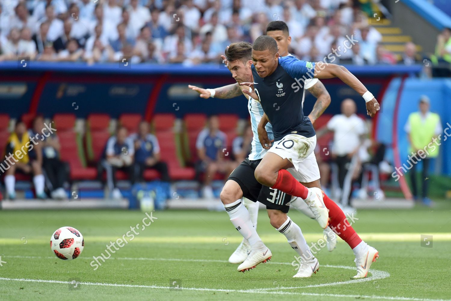 Kylian Mbappe Action 2018 Fifa World Editorial Stock Photo - Stock ...